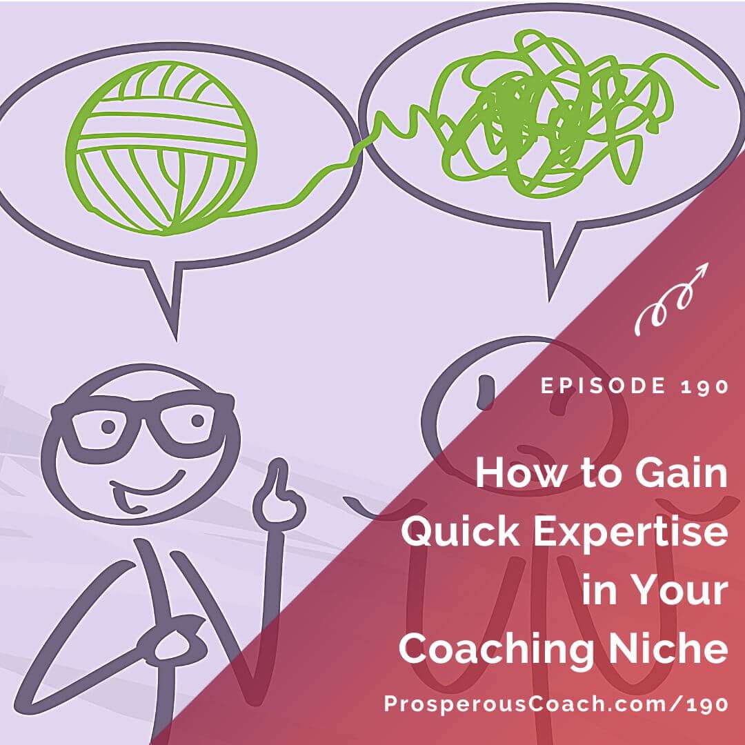 Ep 190 – How to Quickly Gain Expertise in Your Coaching Niche - Rhonda Hess
