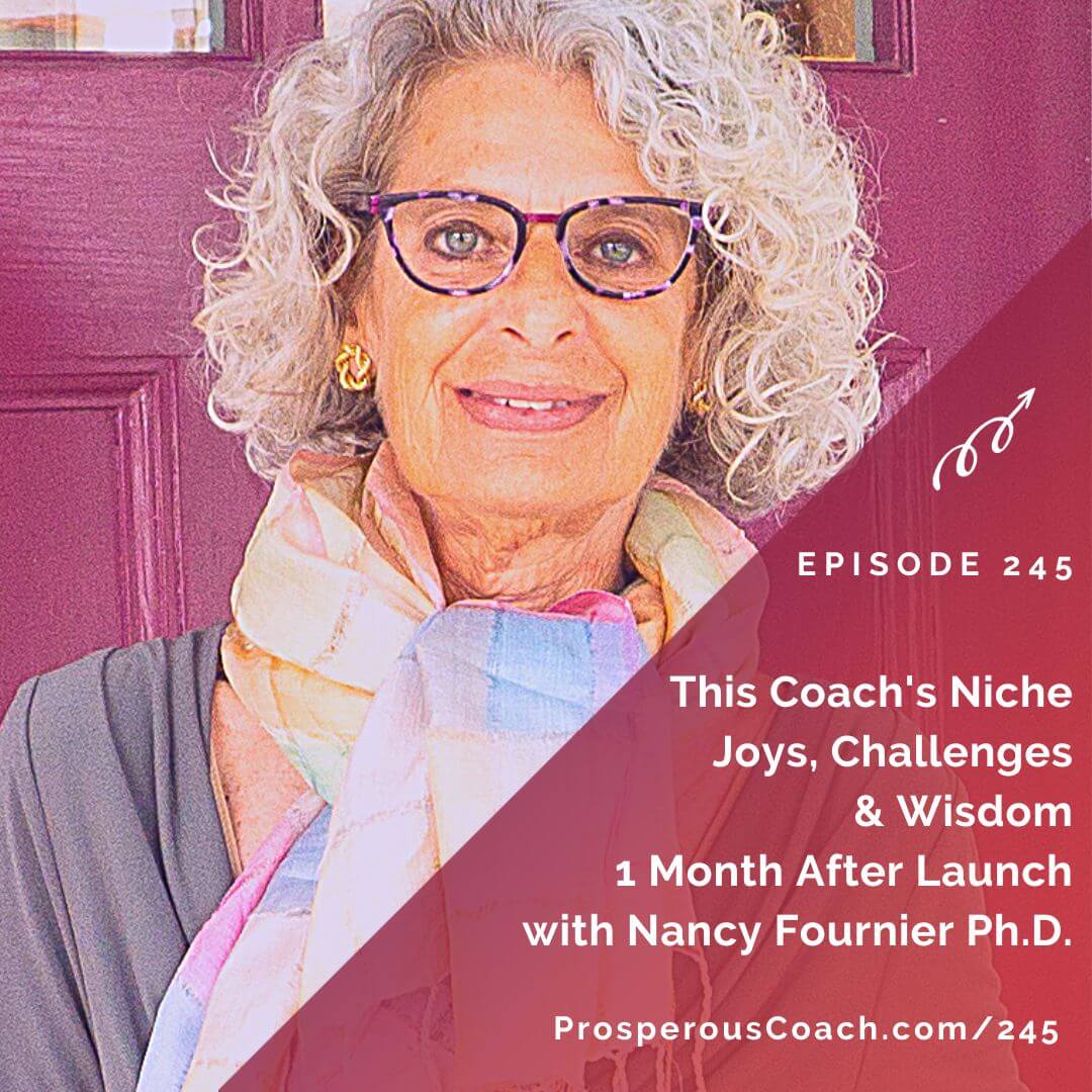 Ep 245: This Coach’s Niche Joys, Challenges & Wisdom 1 Month After ...